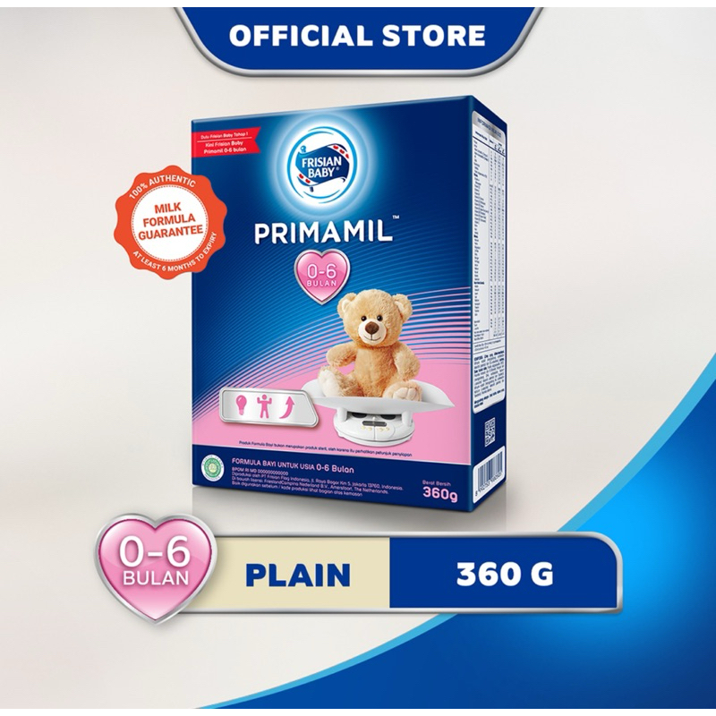 Jual FRISIAN BABY Primamil Susu Formula Bayi 360 g | Shopee Indonesia