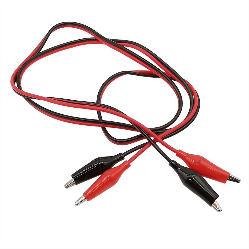 Jual KABEL CAPIT BUAYA TO CAPIT BUAYA 1 SET MERAH & HITAM 1 METER ...