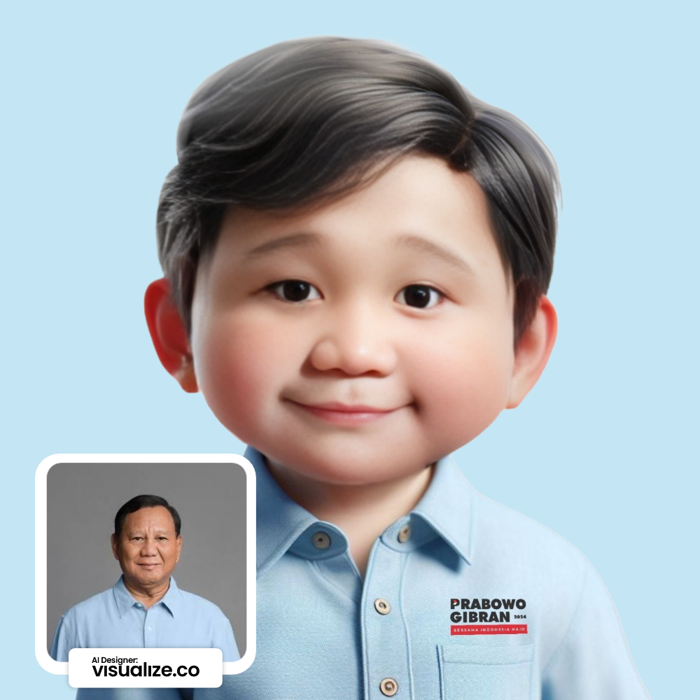 Jual [ GEMOY PRABOWO ] Jasa Buat/Edit Karakter AI 3D Gemoy seperti ...