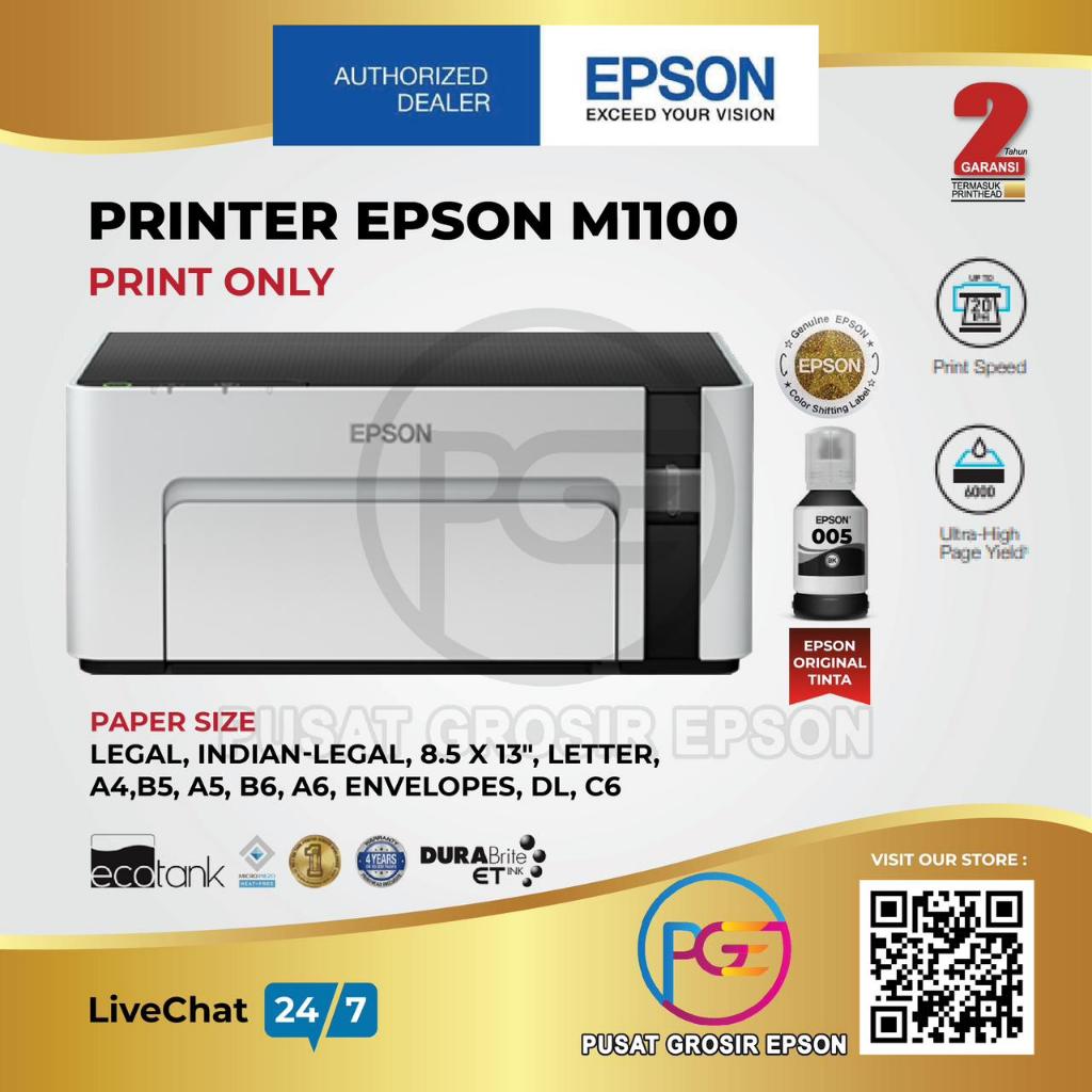 Jual Epson Printer M1100 M-1100 M 1100 Print only | Shopee Indonesia