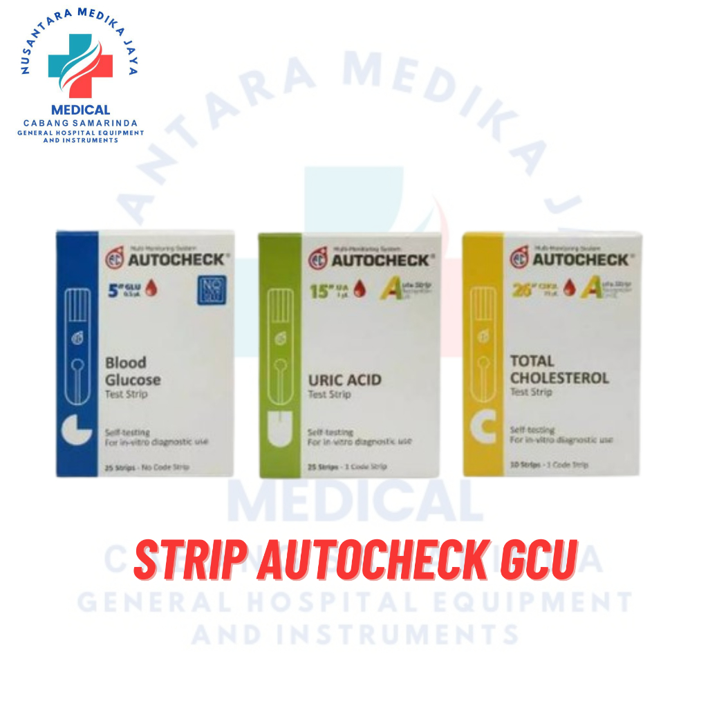 Jual Strip Autocheck GCU (Gula Darah, Asam Urat, Kolesterol) | Shopee ...