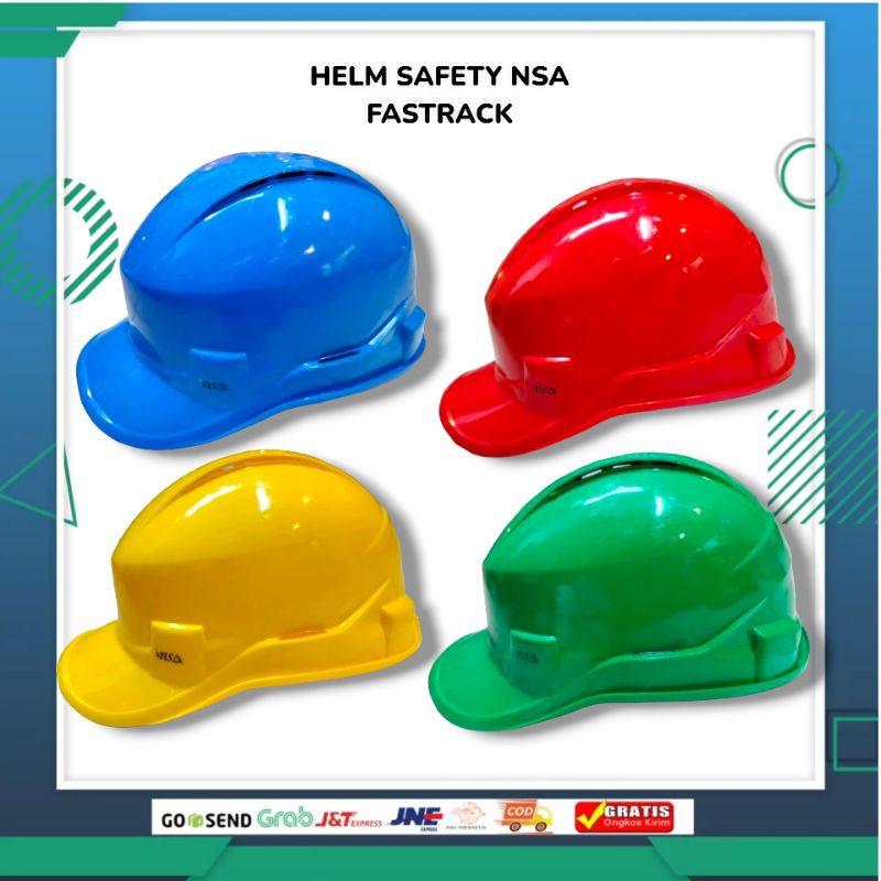 Jual Helm Safety NSA Fastrack Original / Helm Proyek NSA Inner Biasa ...