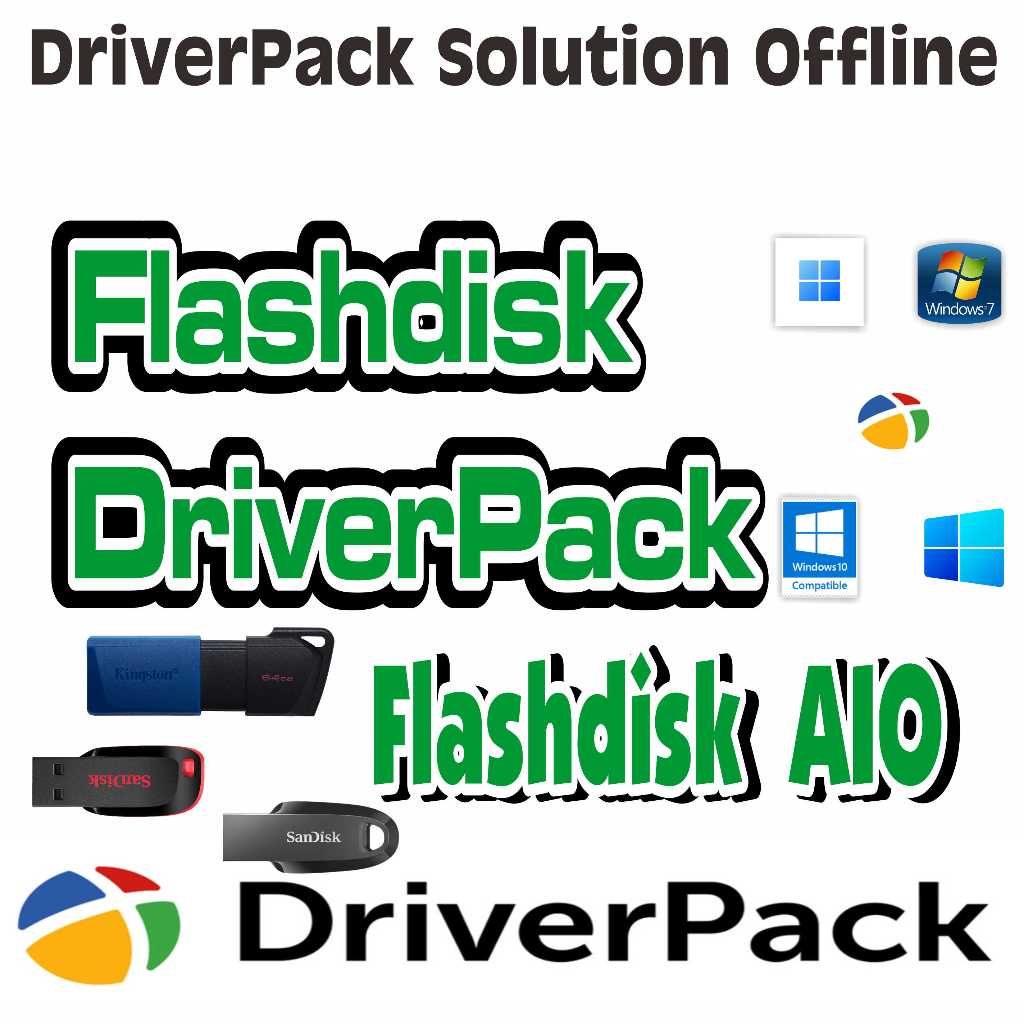 Jual Flashdisk DriverPack Solution Offline Flashdisk AIO | Shopee Indonesia