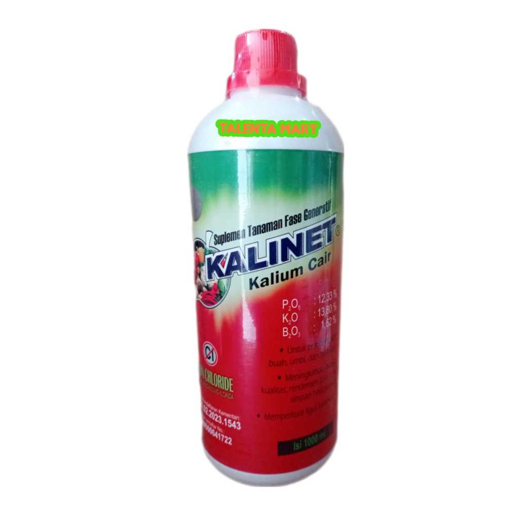 Jual KALINET CAIR 1 LITER PUPUK KALIUM PEMBUAHAN DAN ANTI RONTOK ...
