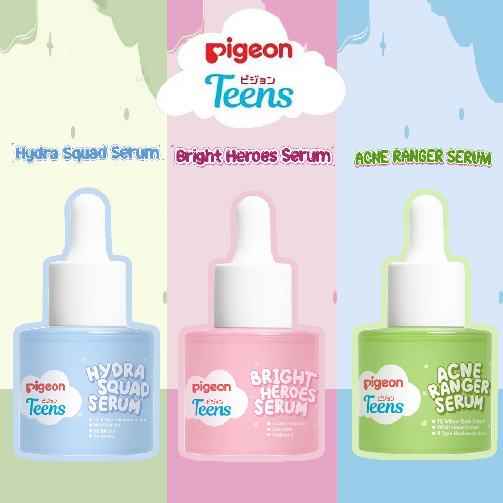 Jual PIGEON TEENS Serum Acne Ranger Hydra Squad Bright Heroes Serum ...