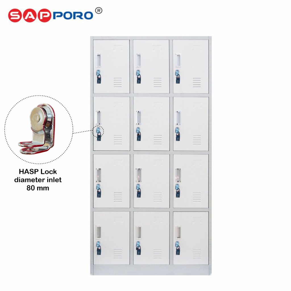 Jual SAPPORO KOLN 12 - Loker Besi 12 Pintu | Steel Locker 12 Doors ...