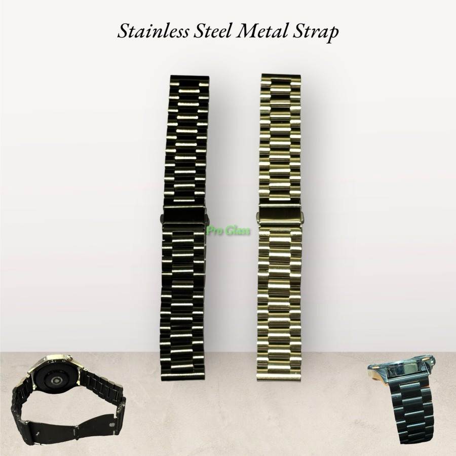 Jual Huawei GT3 GT4 Smart Watch Stainless Steel Strap Rantai Jam 18mm ...