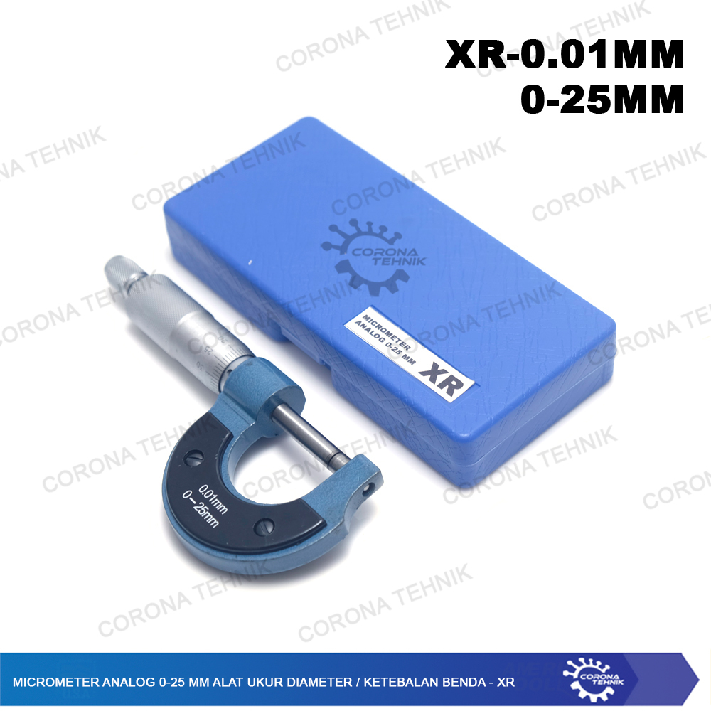 Jual Alat Ukur Micrometer Analog 0-25 mm Diameter / Ketebalan Benda ...