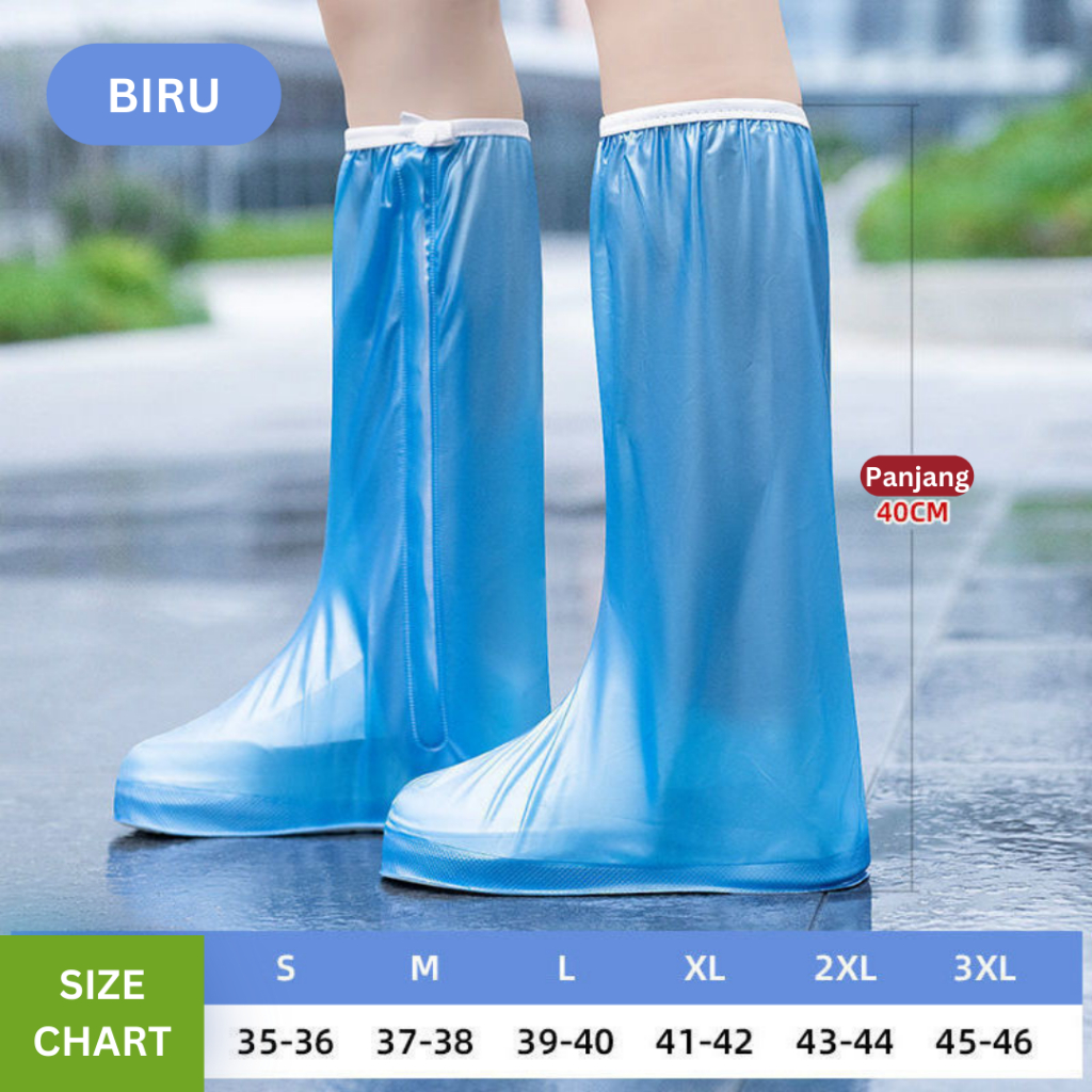 Jual Pelindung Sepatu Anti Air Cover Sarung Sepatu Tahan Hujan Cover ...