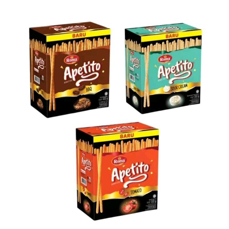 Jual Roma Apetito Biskuit stik [10pcs/Box] | Shopee Indonesia
