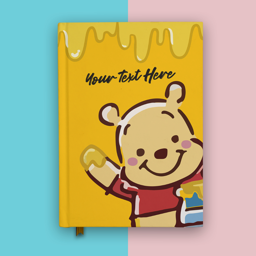 Jual Buku Catatan Notebook Winnie The Pooh 9 Cartoon Custom Nama Jurnal ...