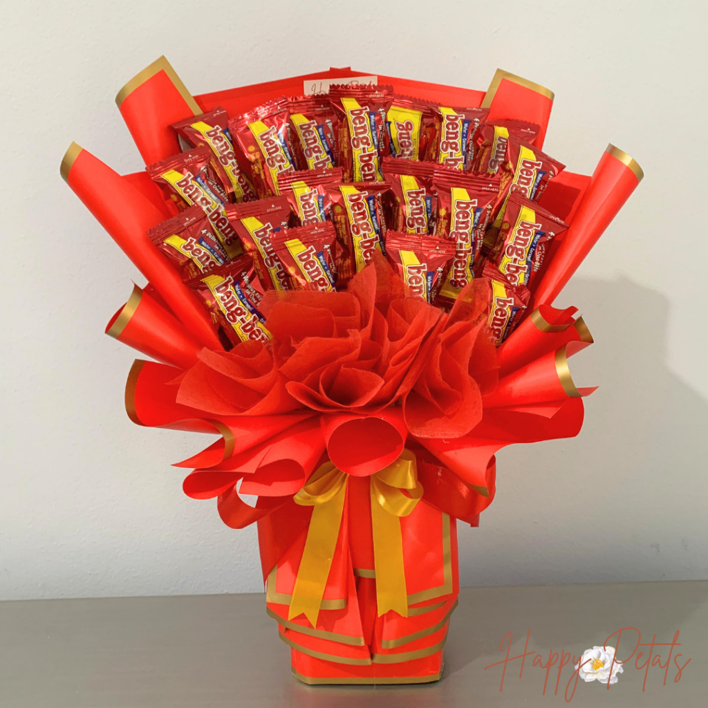 Jual CUSTOM BOUQUET SNACK MEDIUM SIZE II CUSTOM BUKET SNACK BENG BENG ...