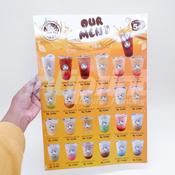 Jual Cetak Poster Art Paper 150gsm A3+ / Custom Print Poster | Shopee ...