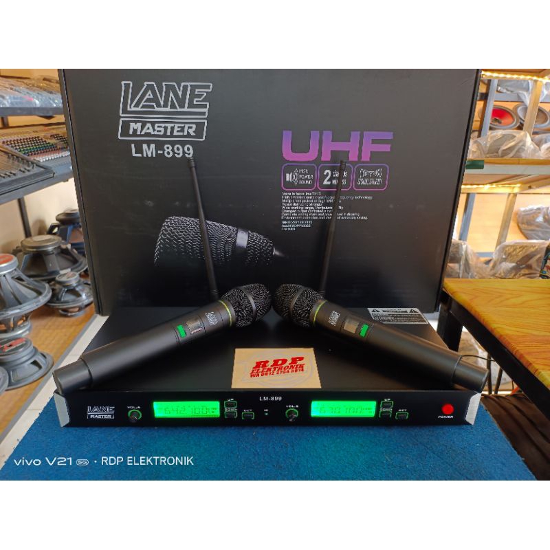 Jual MICROPHONE WIRELESS LANE MASTER 899 | Shopee Indonesia