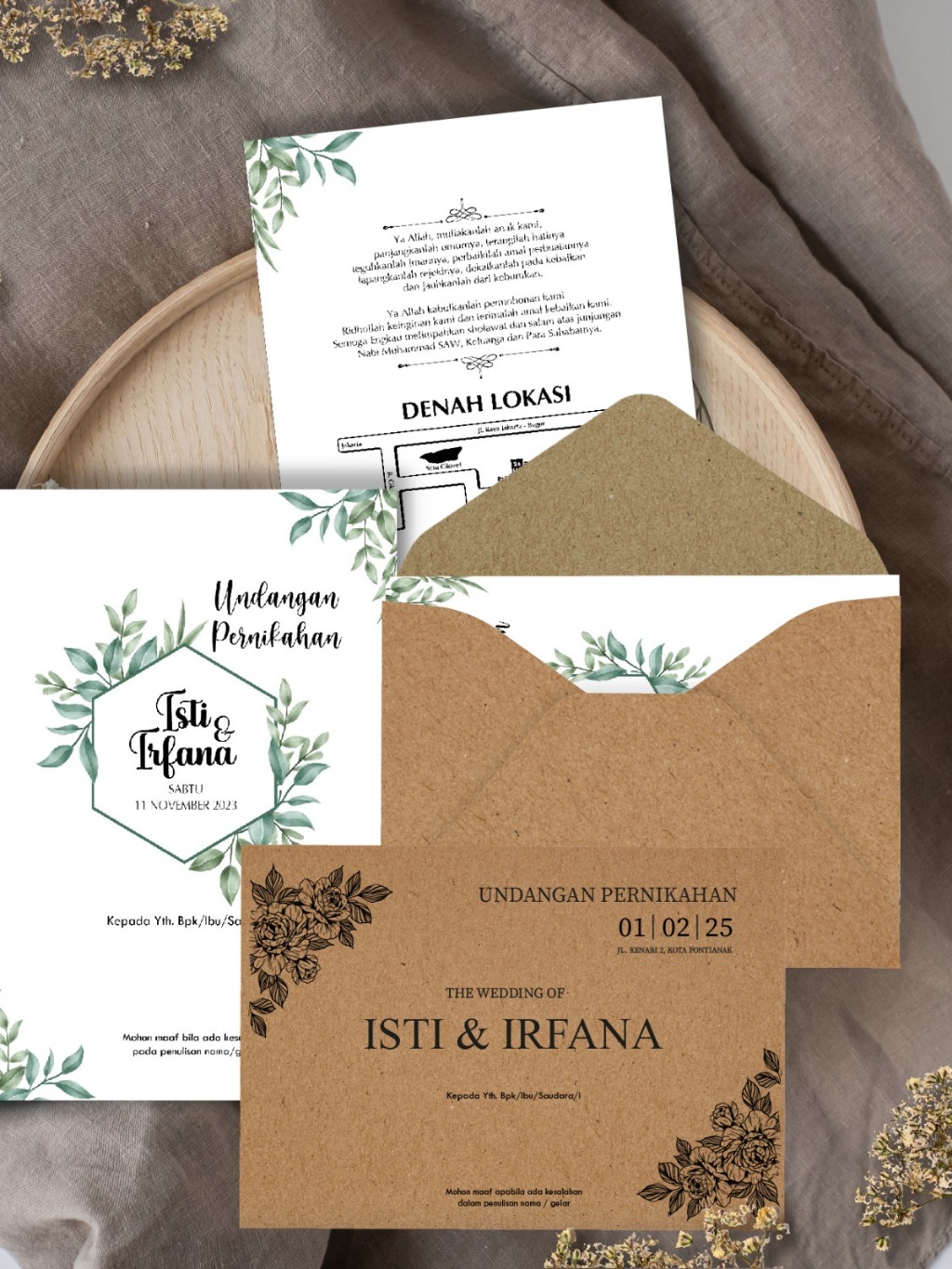 Jual PROMO MINIMAL ORDER 50 PCS UNDANGAN PERNIKAHAN SEMI AMPLOP ...