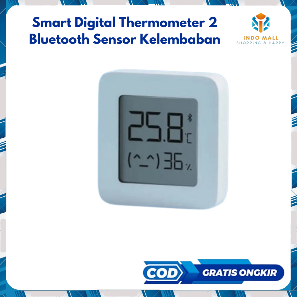 Jual Smart Digital Thermometer 2 Mijia Bluetooth Sensor Kelembaban ...