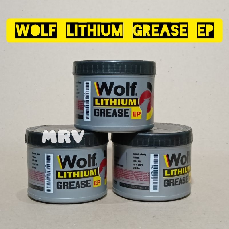Jual Grease bearing GEMUK WOLF LITHIUM GREASE EP tahan panas 450 gr ...