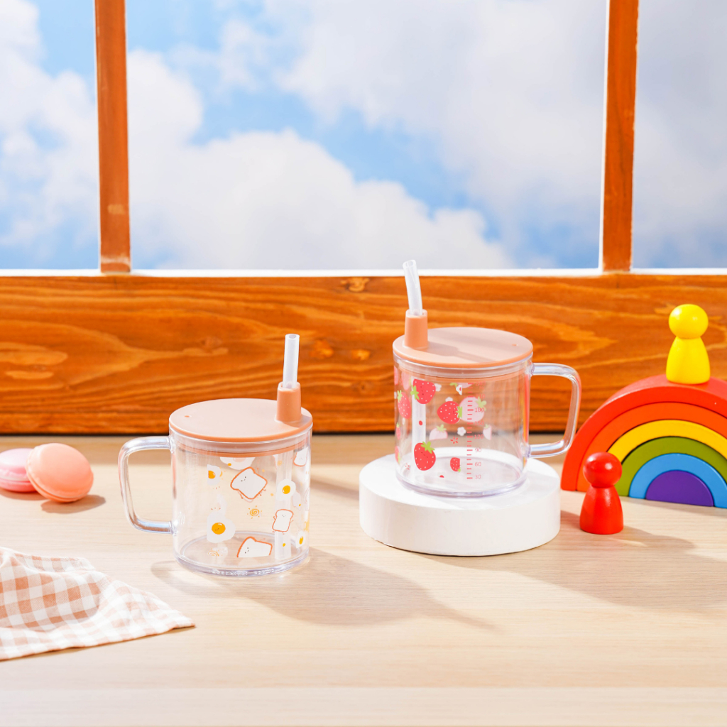 Jual Little Dimple Multipurpose Milk Cup - Straw Cup - Training Cup ...