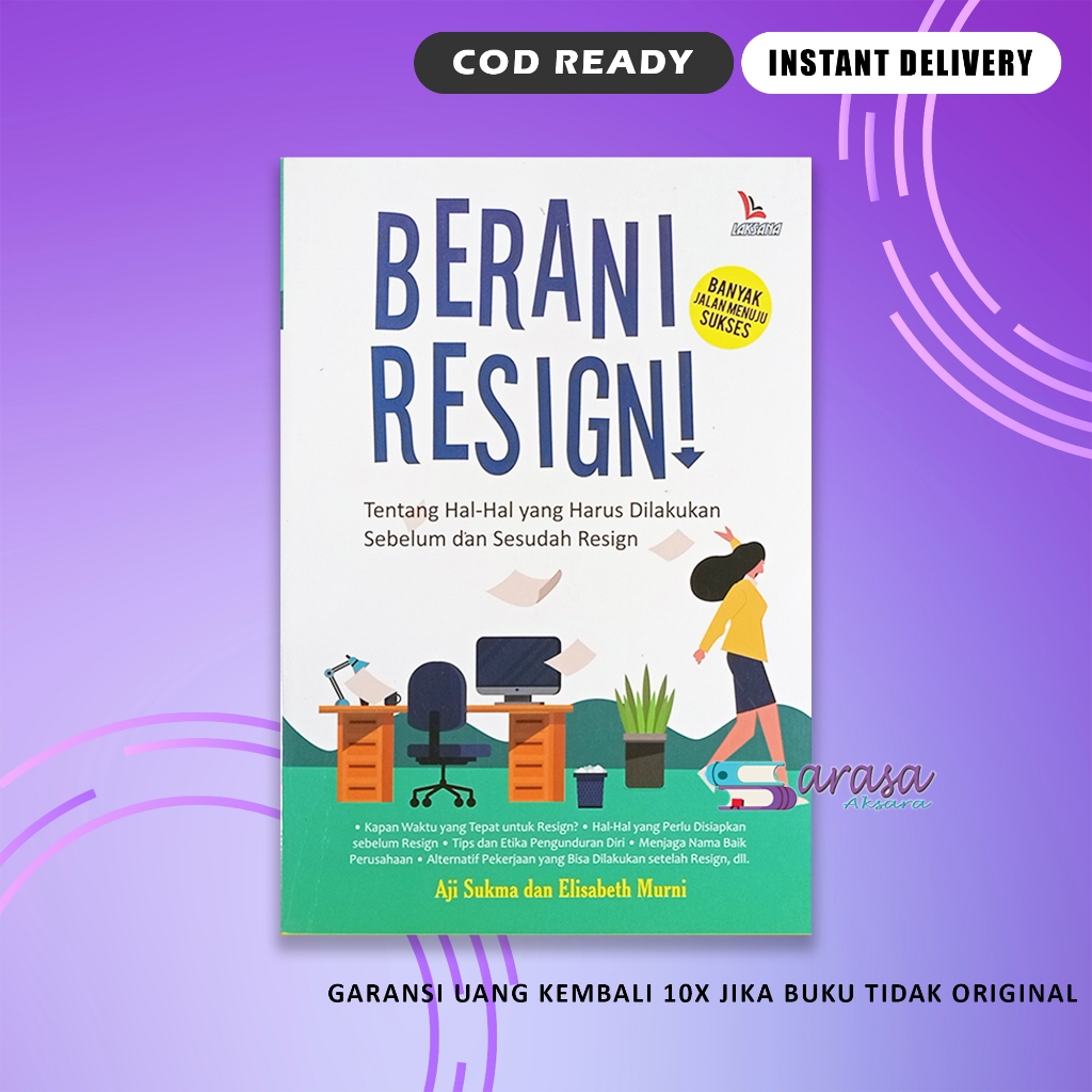 Jual Buku Berani Resign Tentang Hal Hal yang Harus Dilakukan Sebelum ...