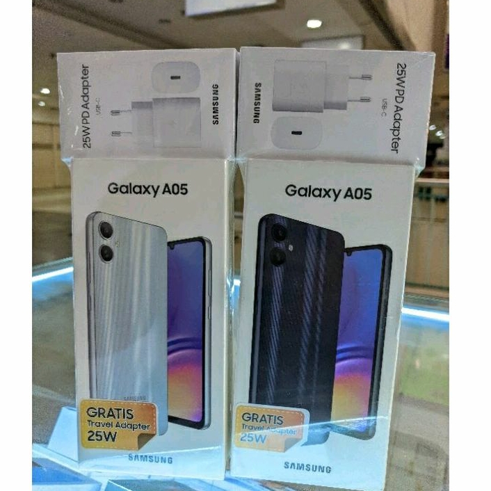Jual HP SAMSUNG GALAXY A05 RAM 4/64GB+ADAPTER 25W GARANSI RESMI ...