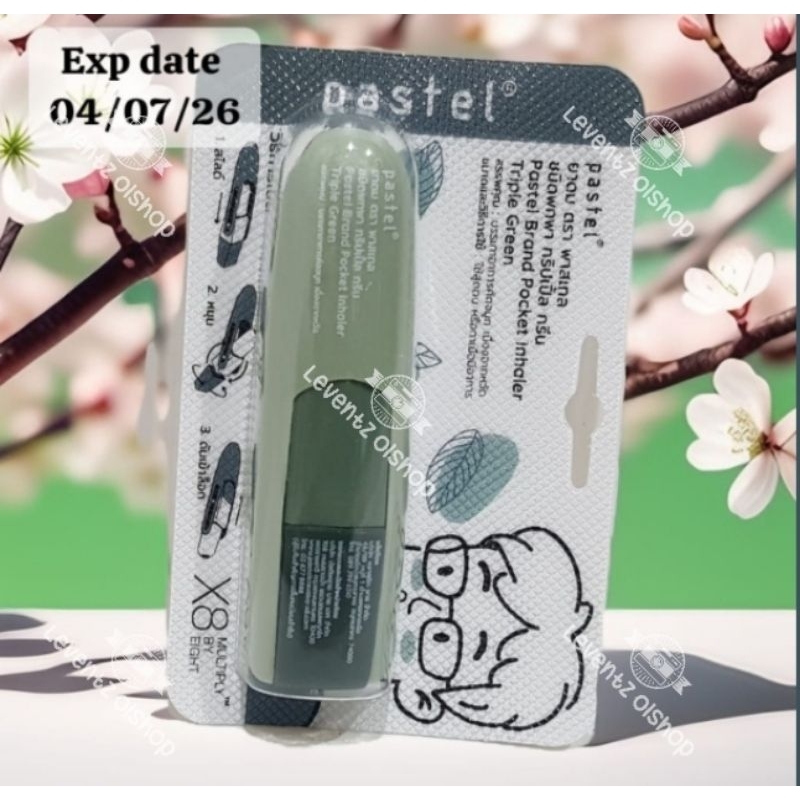 Jual Pastel Pocket Inhaler 2in1 Original Thailand BamBam Lisa BlackPink ...