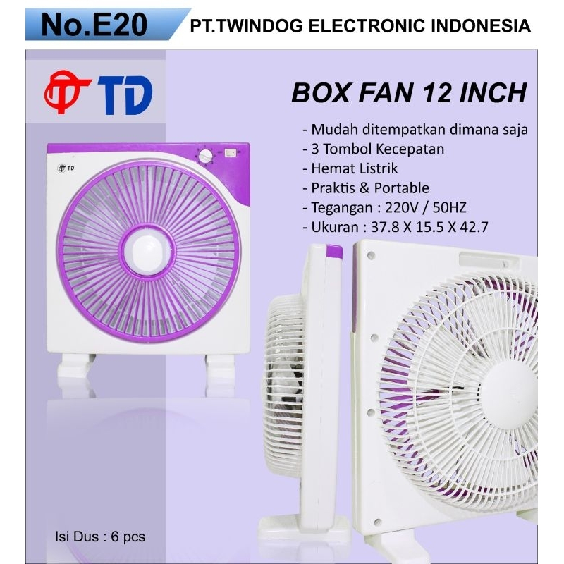 Jual Box Fan Kipas Kotak 12 inch TD | Shopee Indonesia