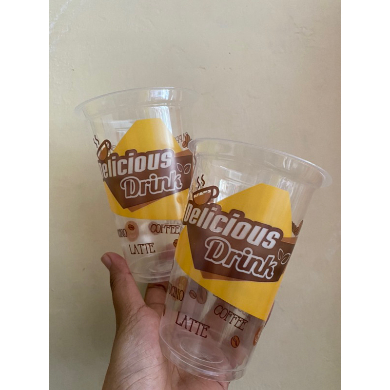 Jual Cup/Gelas teh poci print Delisious 16oz starindo (50pcs) | Shopee ...
