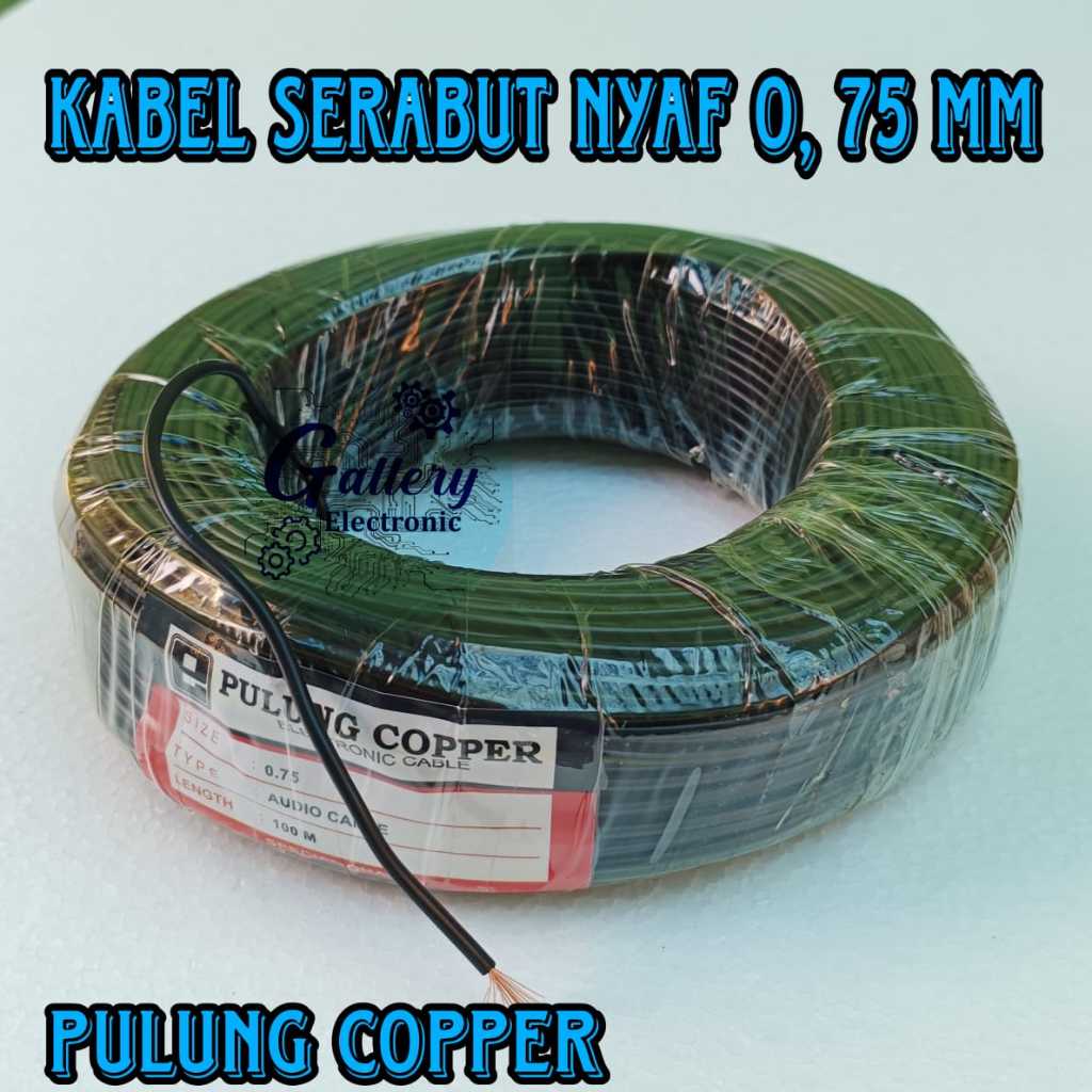 Jual Kabel Serabut 0.75 mm AWG Tembaga ORI NYAF Tunggal Harga Per meter | Shopee Indonesia