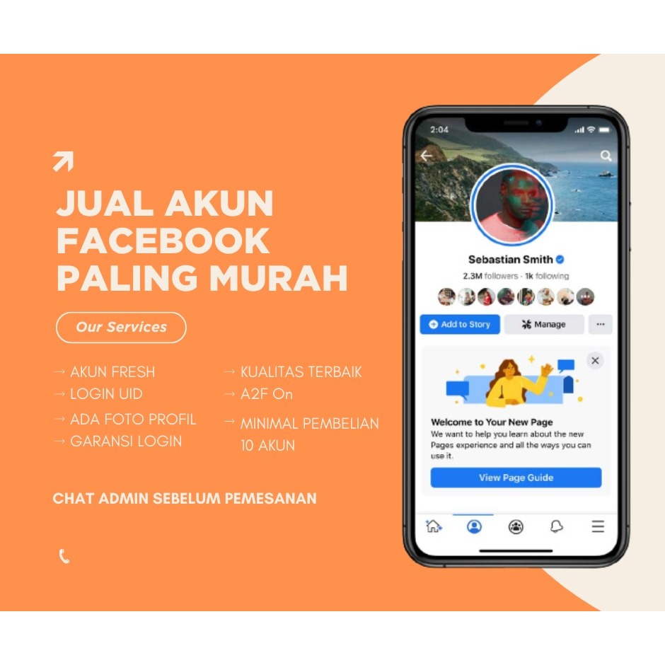 Jual akun FB a2f on bisa login all negara paket 10 akun | Shopee Indonesia