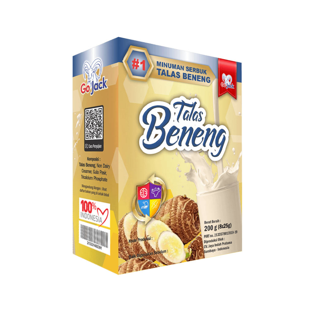 Jual Minuman Serbuk Talas Beneng / Talas Kuning Go Jack 200 gram ...