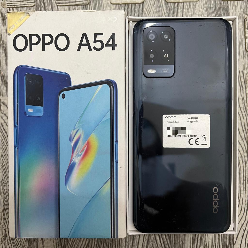 Jual Oppo A54 4/128 6/128 Second Fullset Resmi | Shopee Indonesia