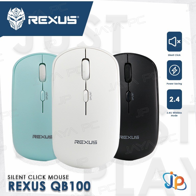 Jual KUALITAS TERBAIK Mouse Rexus QB1 Office Wireless Bluetooth Silent ...