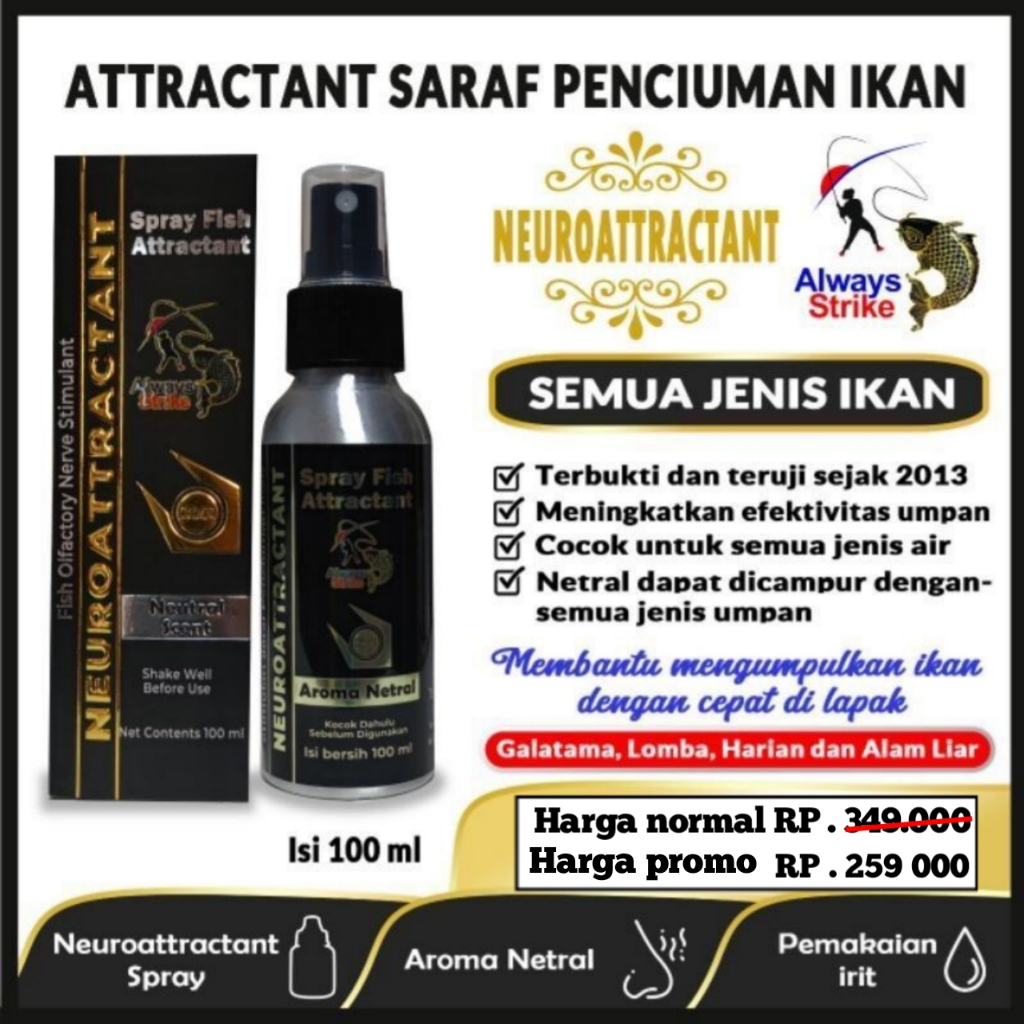 Jual Neuroattractant Spray Fish Attractant campuran umpan ikan | Shopee ...