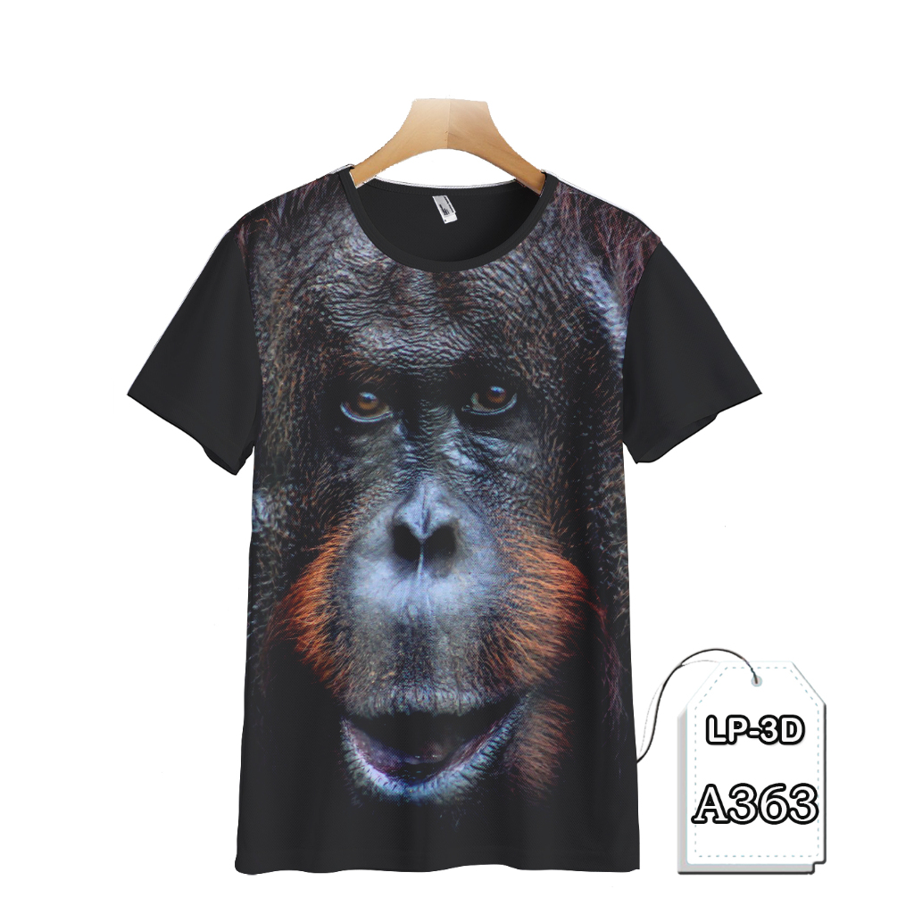 Jual KAOS MONKEY FACE FULL PRINTING KAOS T-SHIRT GAMBAR MONYET 3D ...