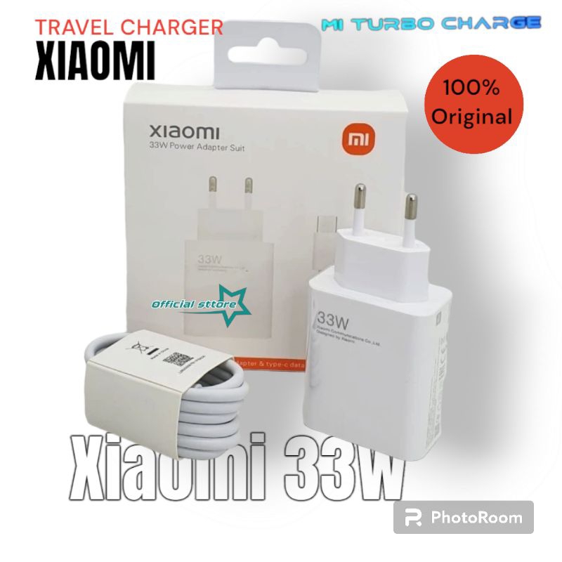 Jual Charger Xiaomi Poco X3 Pro TURBO CHARGE ORIGINAL 100% 33W Type C ...