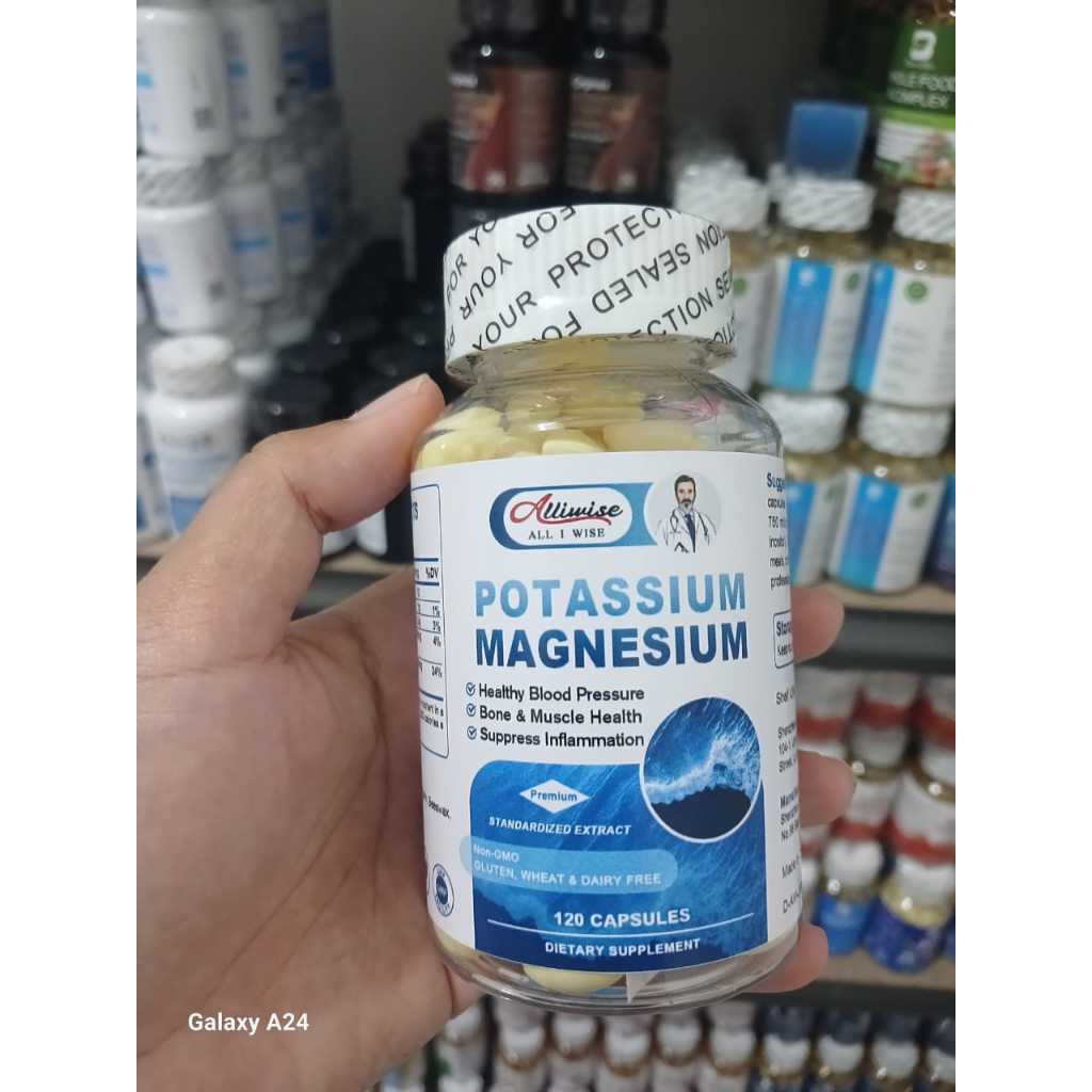 Jual ALLIWISE POTASIUM MAGNESIUM 120 CAPSULES ORIGINAL | Shopee Indonesia