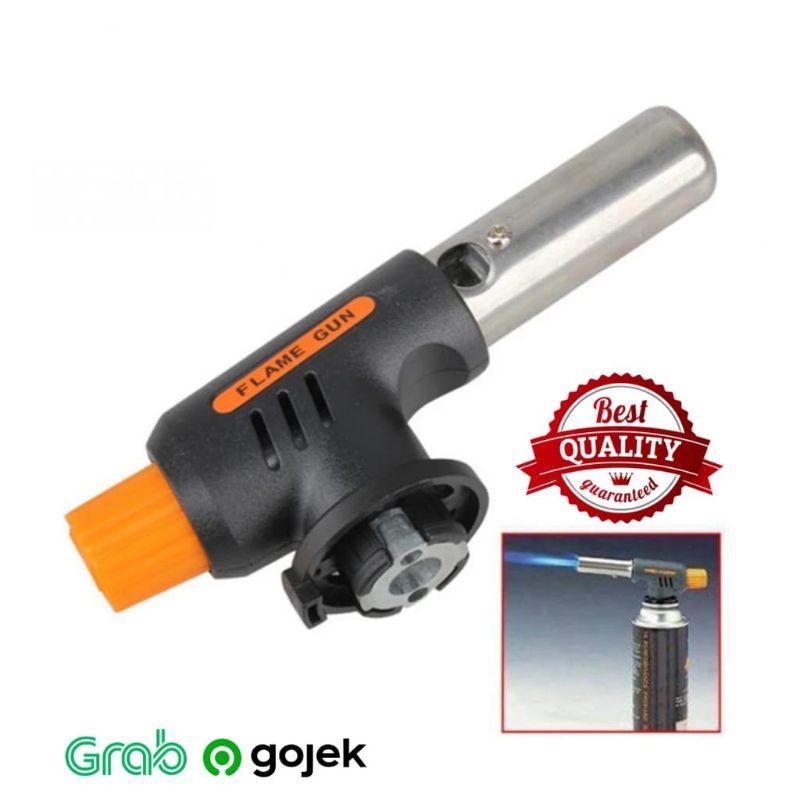 Jual Portable Kepala Gas Torch Korek BBQ Blow Torch Flame Gun | Shopee Indonesia