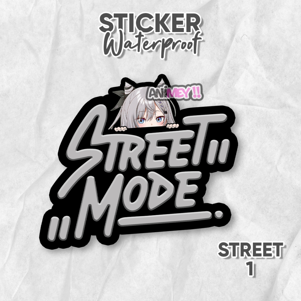Jual Stiker STREET MODE Anime / Sticker Anime waterproof | Shopee Indonesia