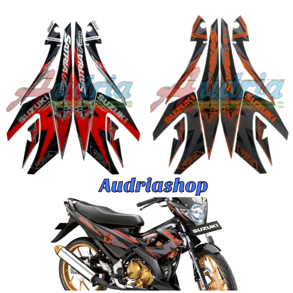 Jual Striping Sticker Lis Body Motor Suzuki Satria F150 FU One MIllion ...