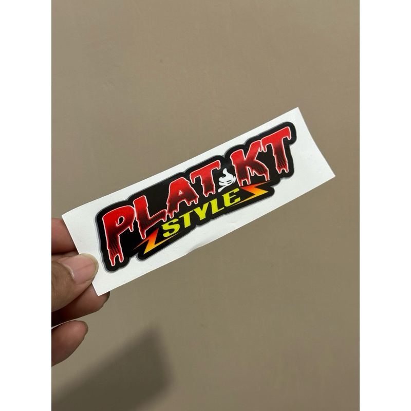 Jual STIKER PLAT KT STYLE VOL.3 UNTUK MOTOR | Shopee Indonesia