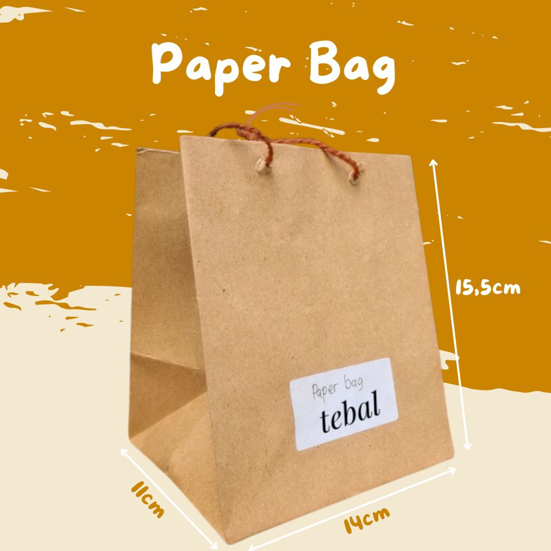 Jual [READY MEDAN] Paper Bag Kertas Coklat Tas Belanja Kraft Shopping ...