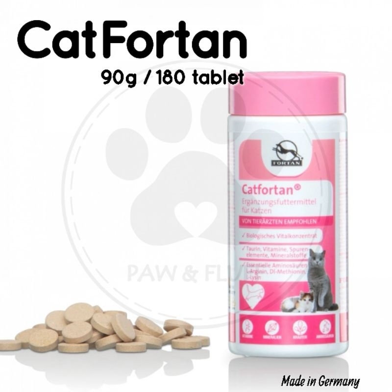 Jual Fortan CATfortan 90g / 180 tab Multivitamin untuk Kucing | Shopee ...