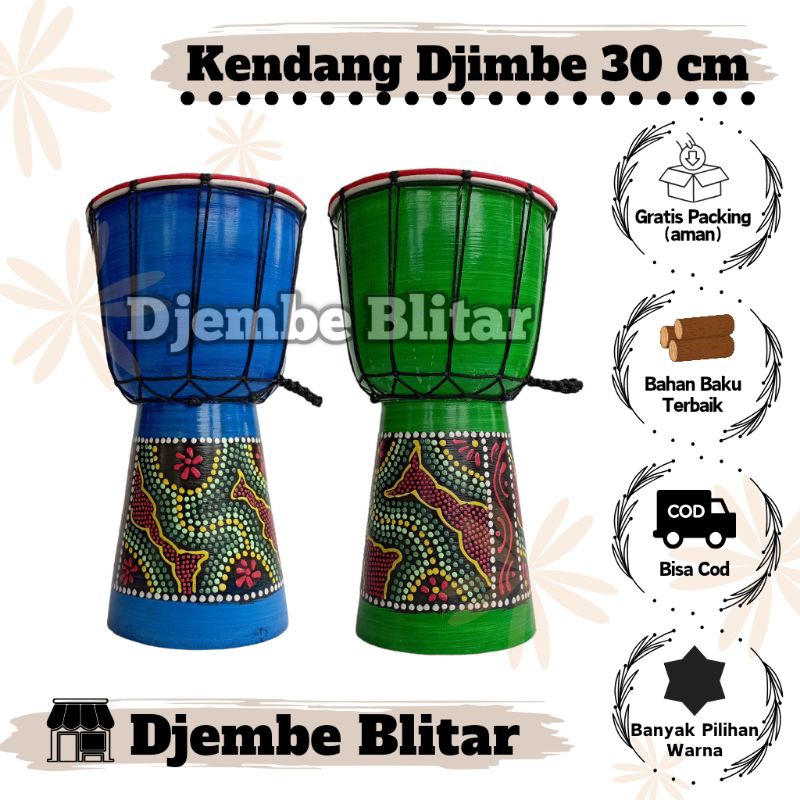 Jual Kendang Jimbe Anak Termurah 30 Cm Alat Musik Tradisional Djimbe ...