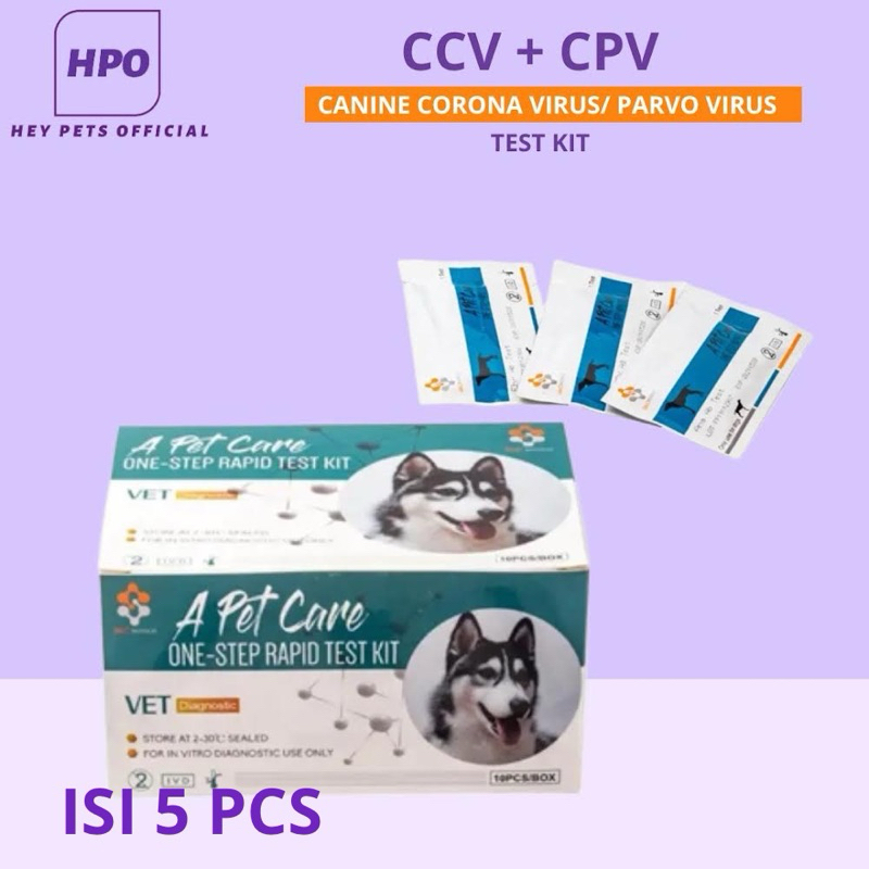 Jual Rapid Test Kit Canine Corona / Parvo Virus (CCV + CPV ag) - Alat ...