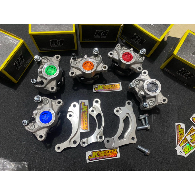 Jual KALIPER + BREKET formula 81 racing part 8.1 MIO SMILE SOUL FINO ...