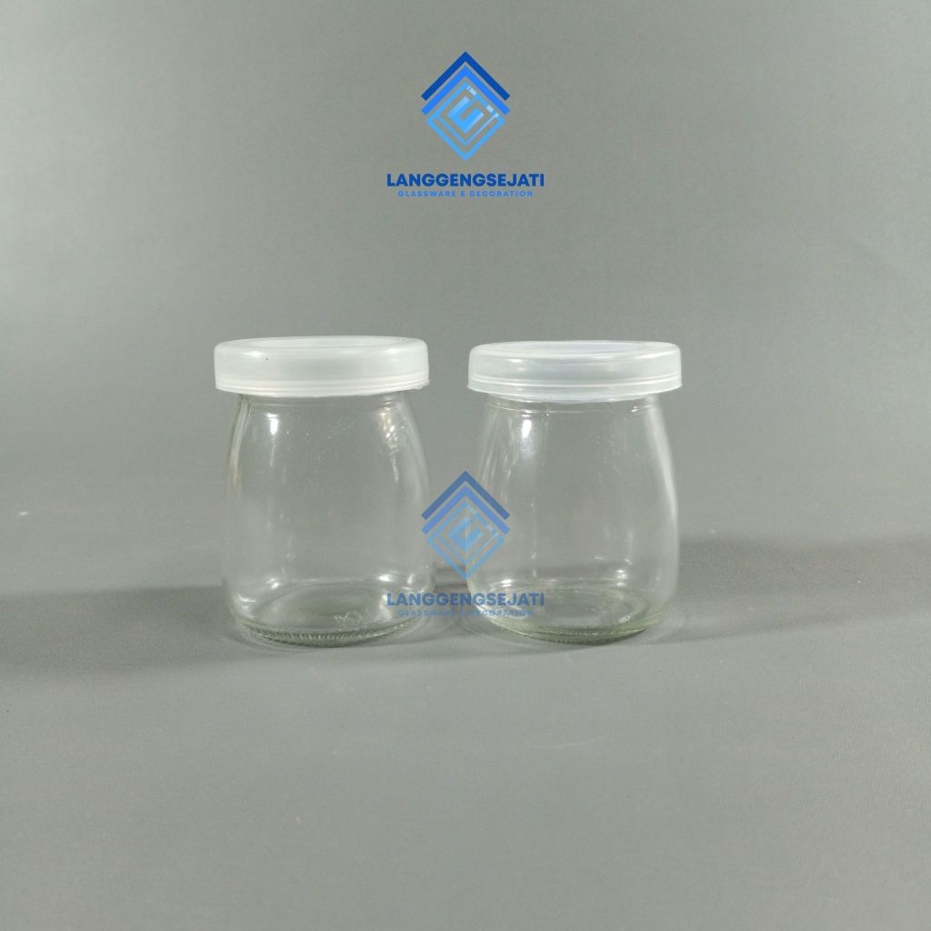 Jual 100ML BOTOL JAR BOTOL PUDING + TUTUP / SUSU / SELAI / YOGURT ...