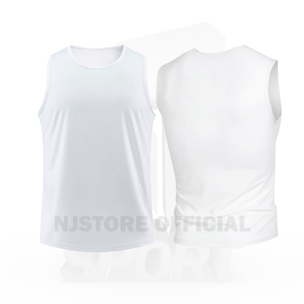 Jual NJSTORE Baselayer Kaos Singlet Pria Wanita Manset Tanpa Lengan ...