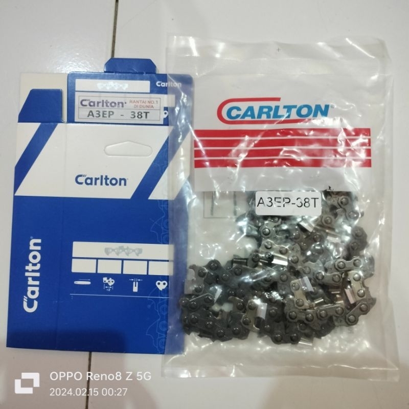 Jual Rantai Senso/Chainsaw Bar 22"/38T ( Belah-Potong ) CARLTON ORIGINAL | Shopee Indonesia