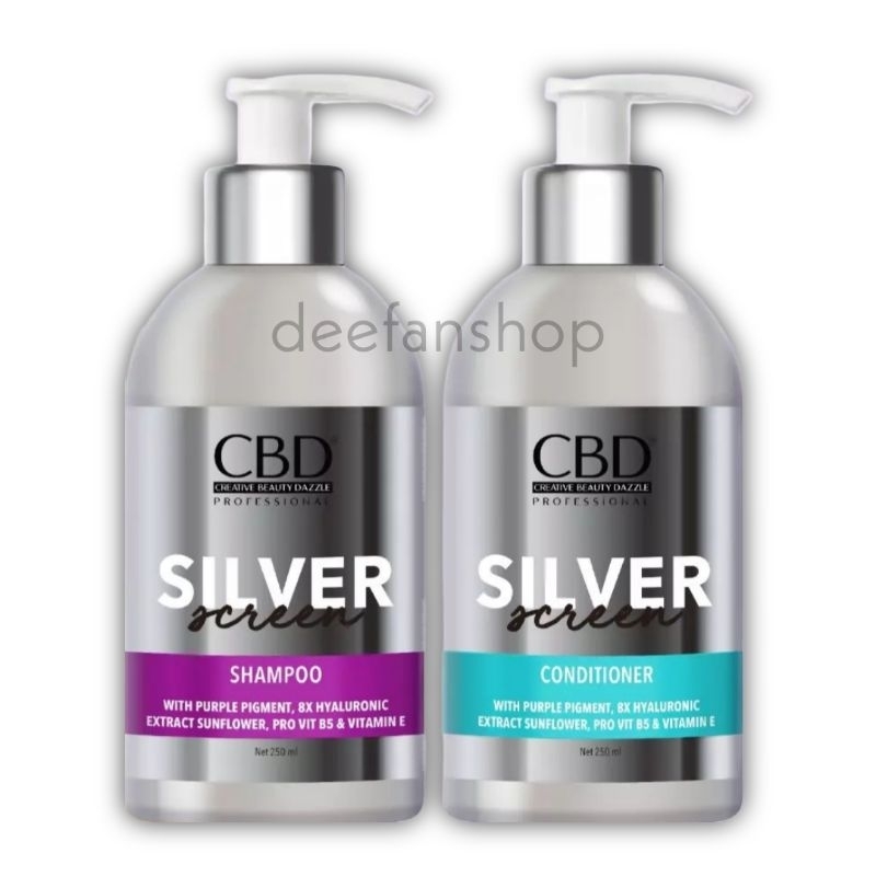 Jual CBD Silver Screen Shampoo / Conditioner 250ml | Shopee Indonesia