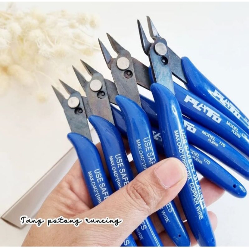 Jual Tang Potong Kawat/Senar/Benang Tang Plato Wire Cutter Harga 1 pcs ...